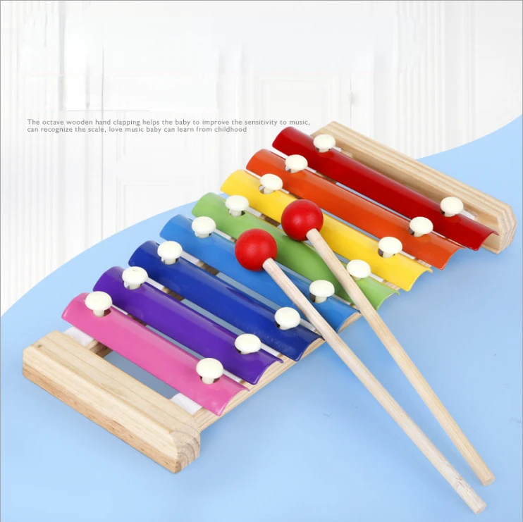 Instrumento Musical de juguete para bebé, xilófono de madera, Juguetes ...