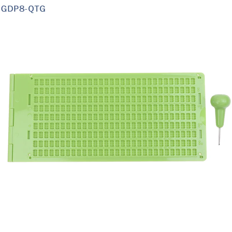 HOT! 1Set 9 Lines 30 Cells Practical School Plastic Braille Portable ...