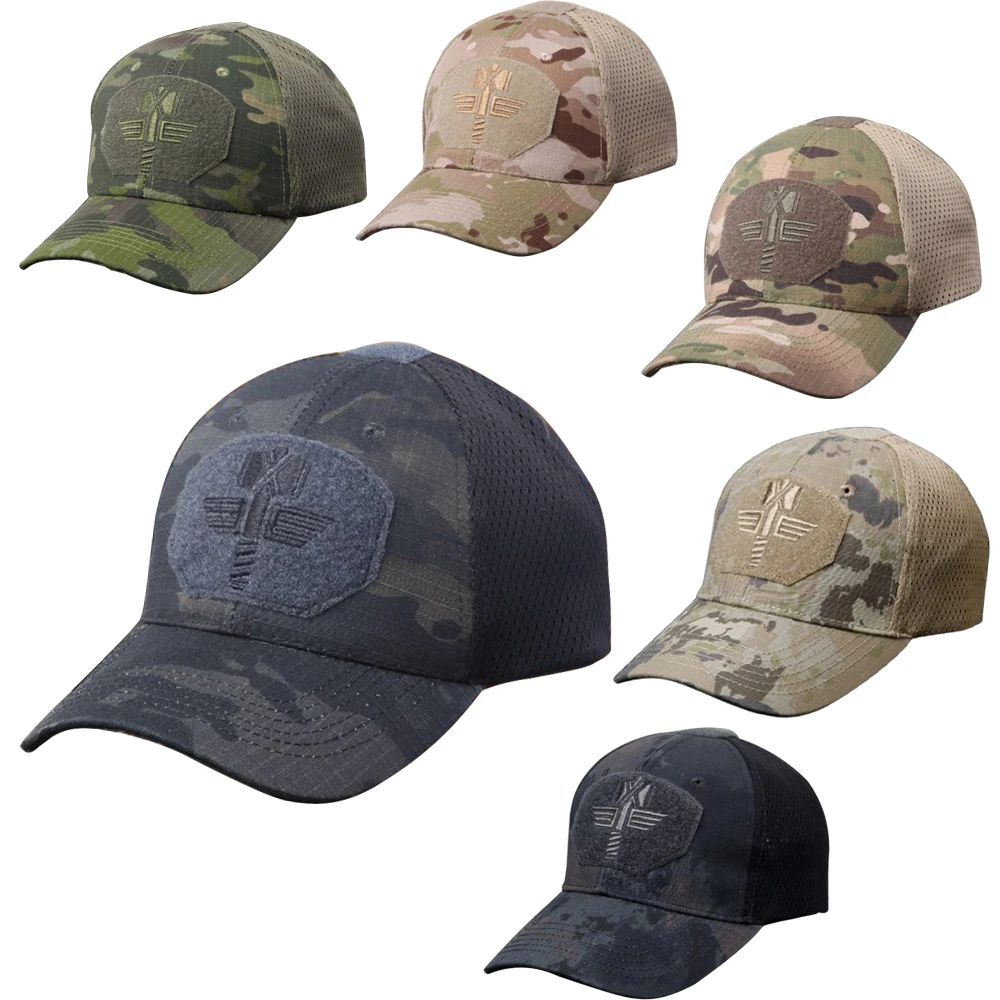 Multicam-Camouflage-Tactical-Baseball-Cap-Combat-Mesh-Snapback-Hat-Camo ...