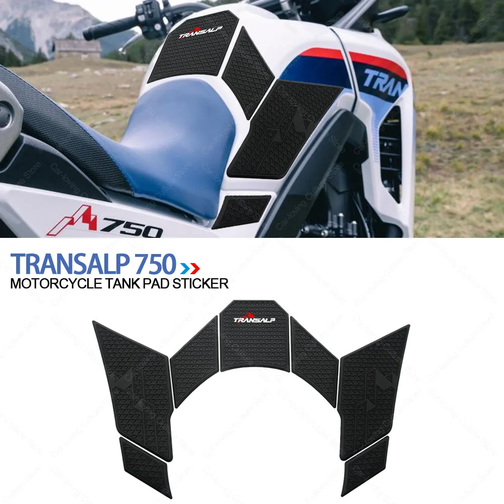 For-Transalp-750-Transalp750-Motorcycle-Accessories-Fuel-Knee-Tank-Pad ...