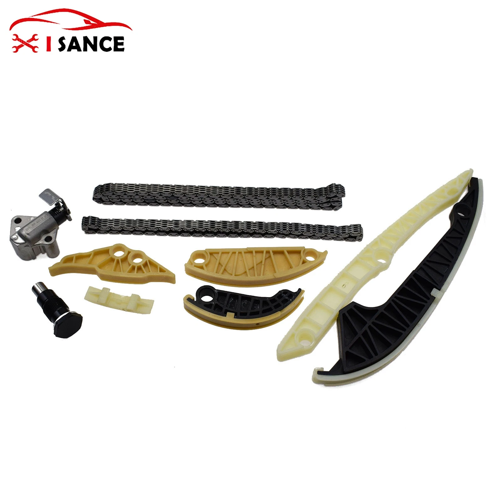 Engine Timing Chain Tensioner Chain Guide Kit For Vw Cc Gti Passat Audi ...