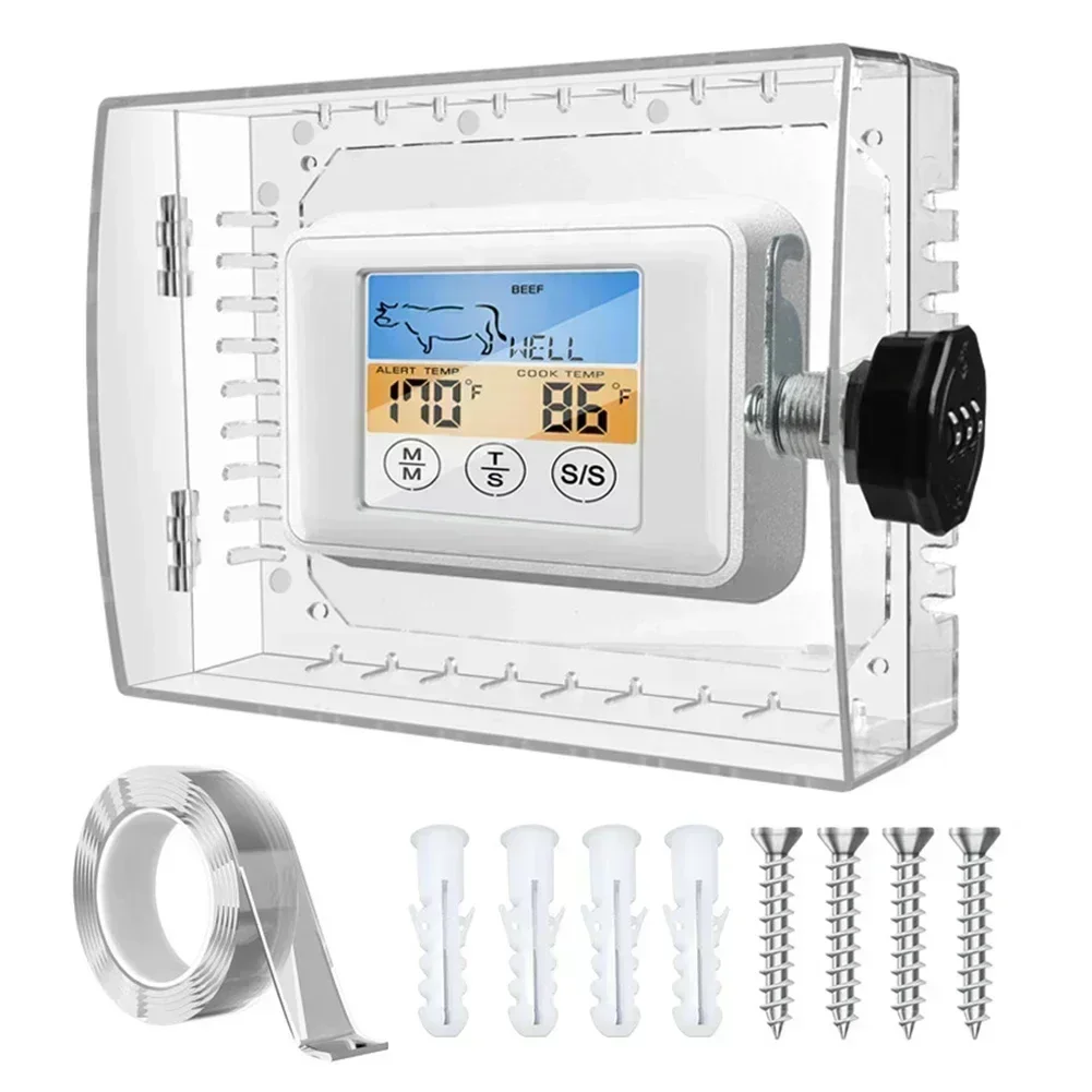 Transparent Thermostat Lock Box Wall-mounted Thermostat Multi-vent ...