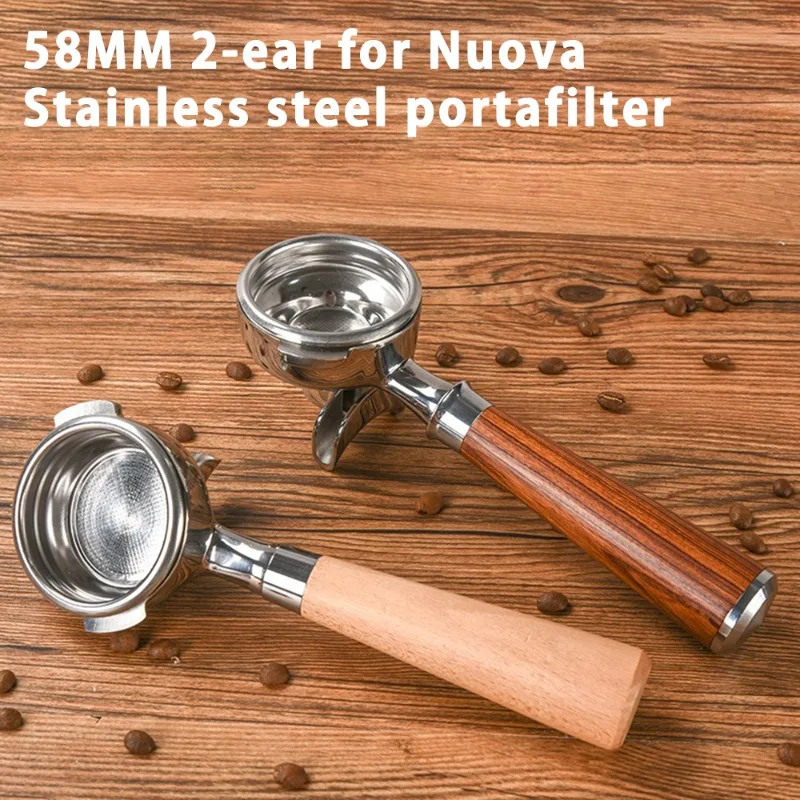 58MM-2-ear-Coffee-Handle-for-Nuova-Stainless-Steel-Coffee-Portafilter ...