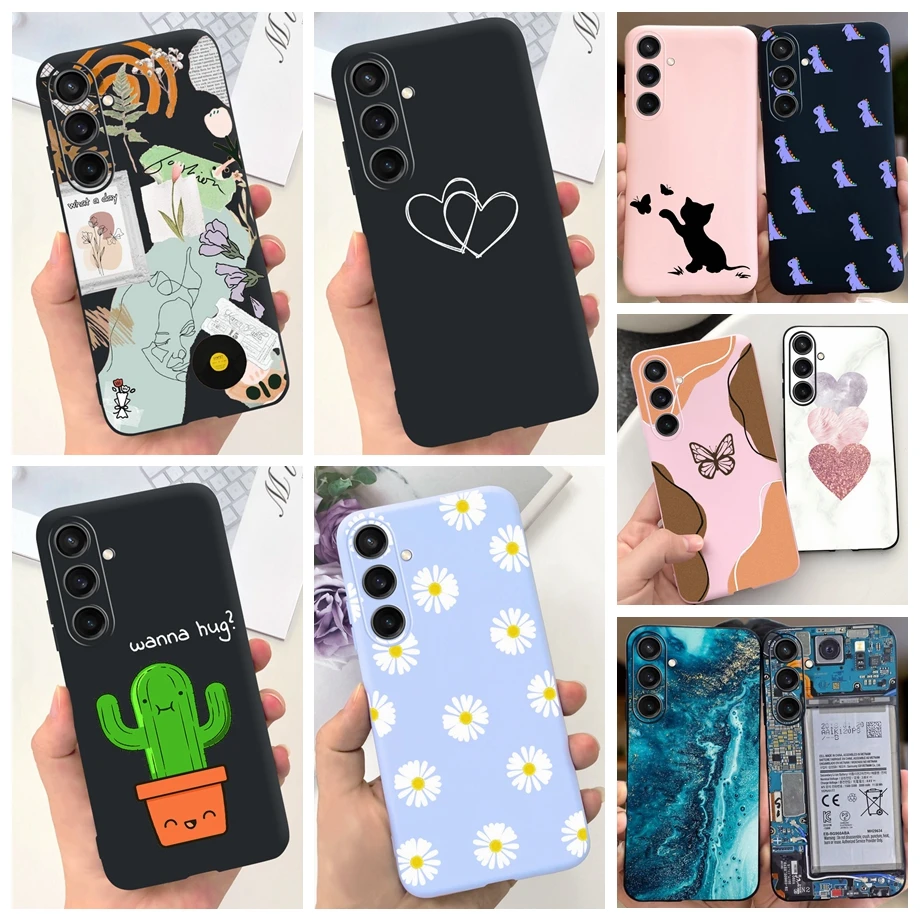 For Galaxy F15 5G Case Samsung M15 5G Back Cover Ultra Soft TPU Bumper ...