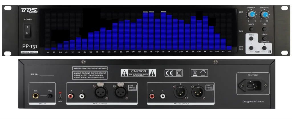 BDS PP-131 Digital Spectrum Analyzer LED Display Equalizador Audio ...