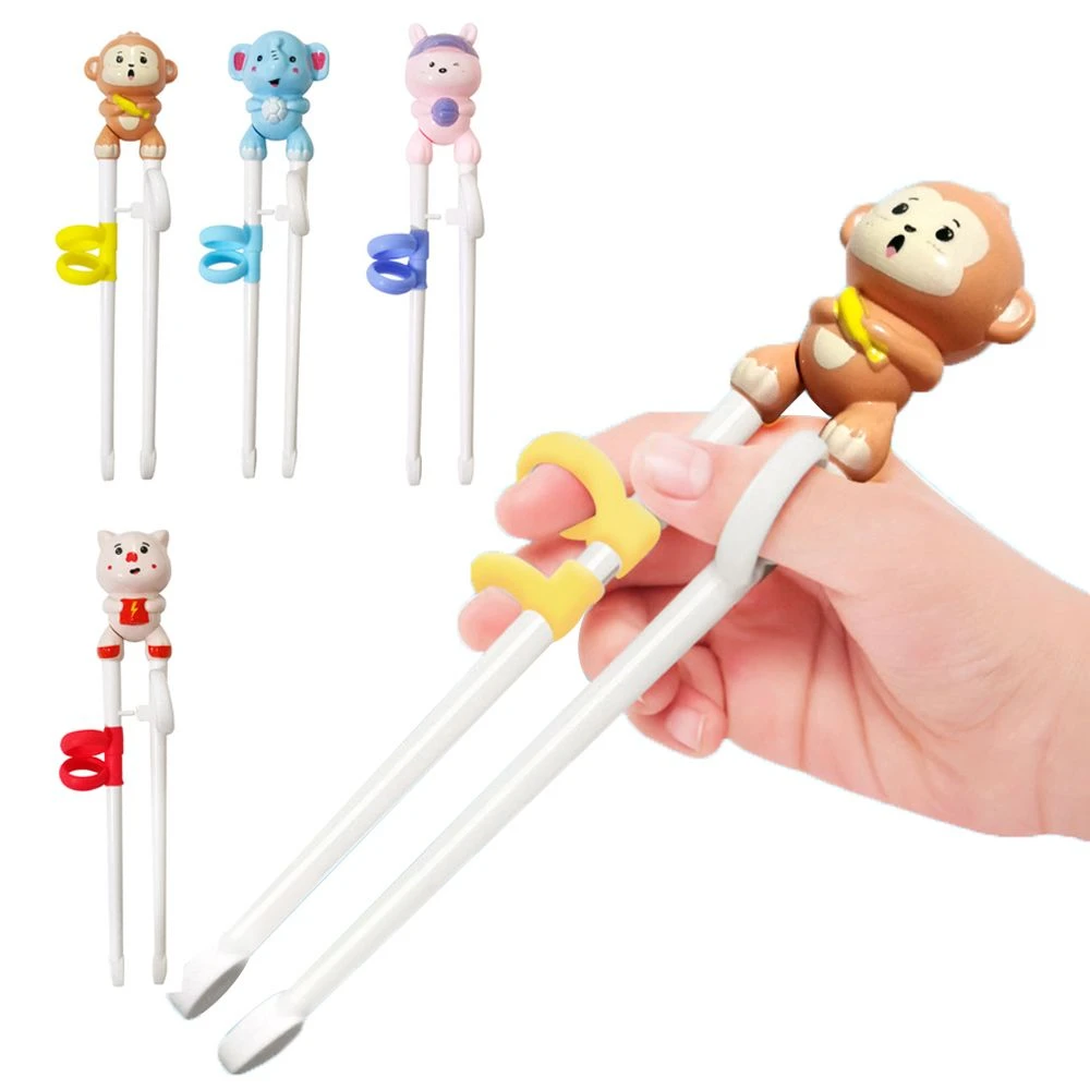 Set Chopsticks Training Cartoon | Chopstick Set Children | Pair ...