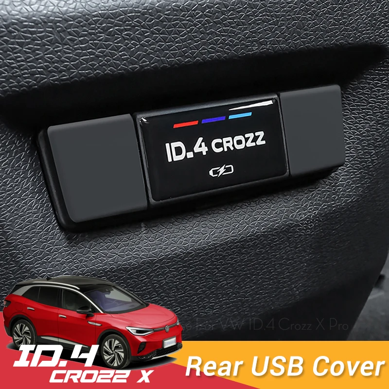 Car-Rear-Console-Center-USB-Equip-Charging-Port-Protective-Cover-Dust ...