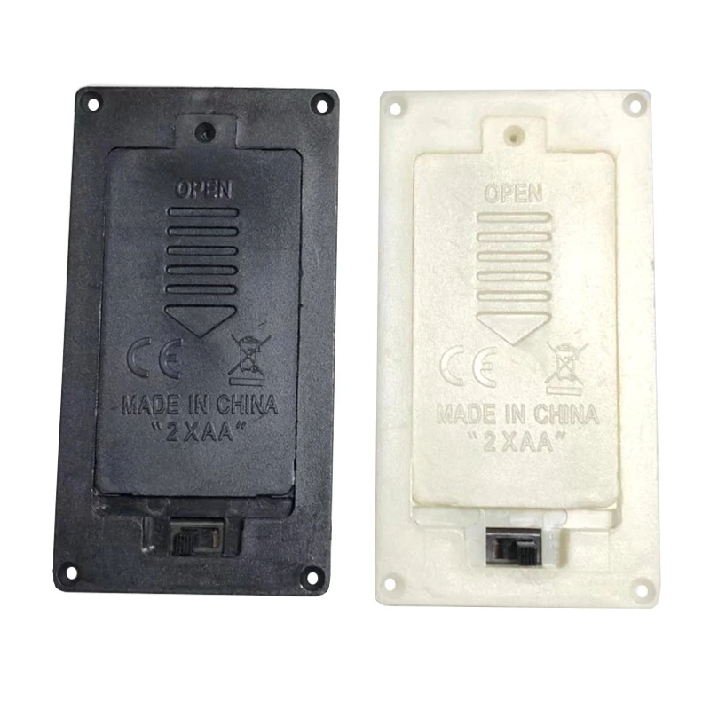1pcs 2 embedded battery boxes2 slots 3V battery sockets with cover and ...