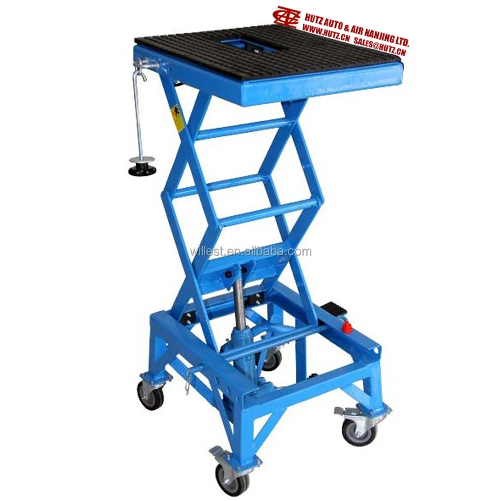 Hydraulic-motorcycle-lift-jack-300-lbs-foot-operated-dirtbike-scissor ...