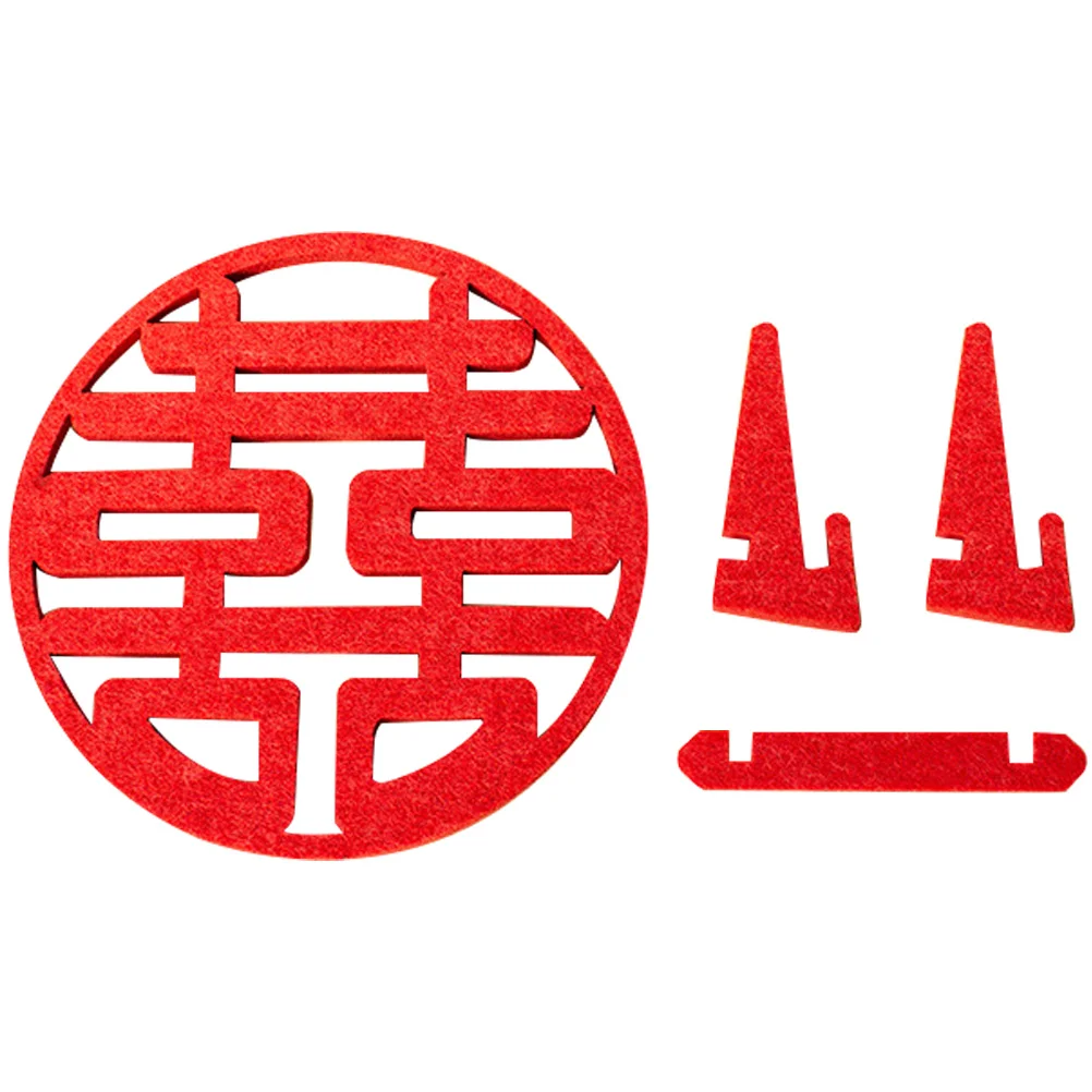 Red-Circle-Happiness-Ornament-Double-Xi-Wedding-Decor-Chinese ...