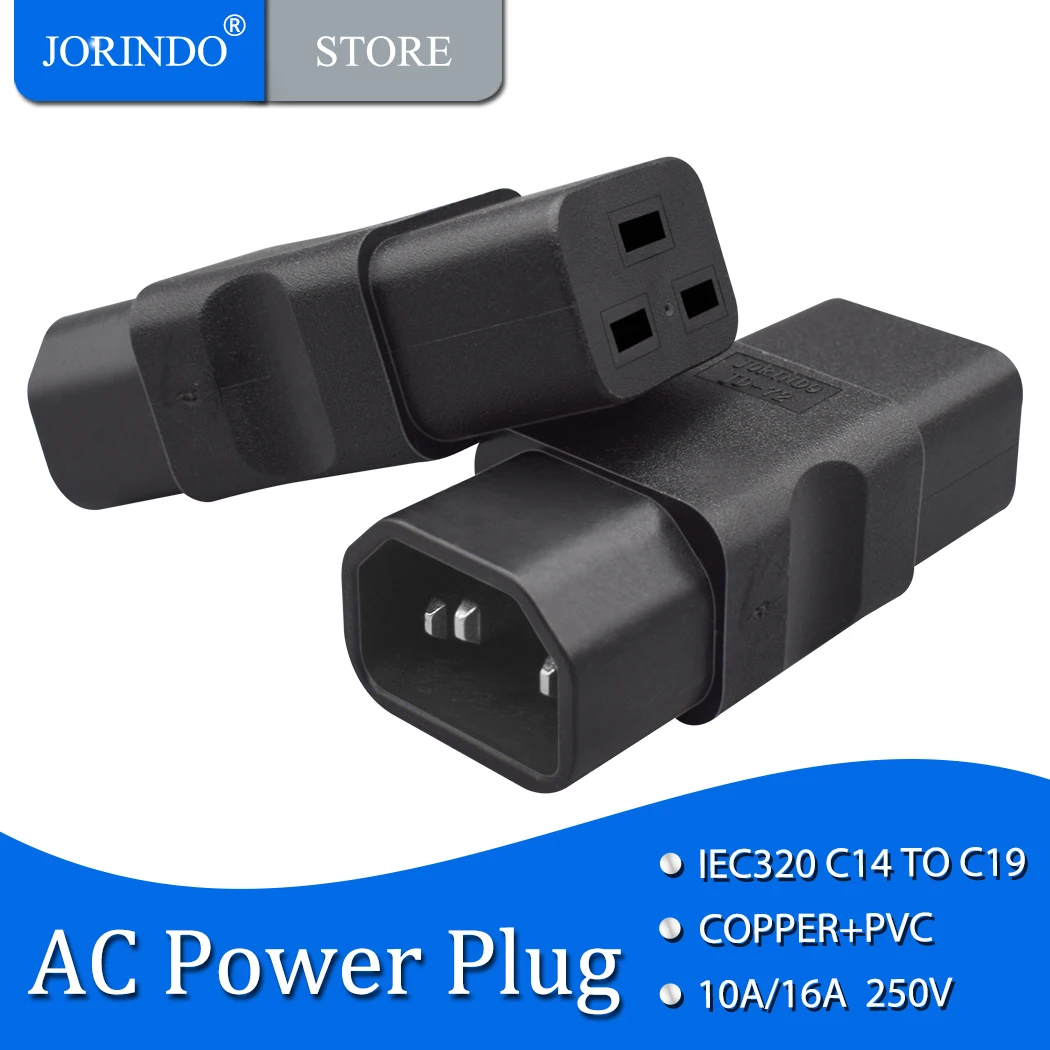 JORINDO-PDU-PSU-APC-UPS-IEC-C14-male-to-C19-adapter-IEC-C19-to-C14 ...