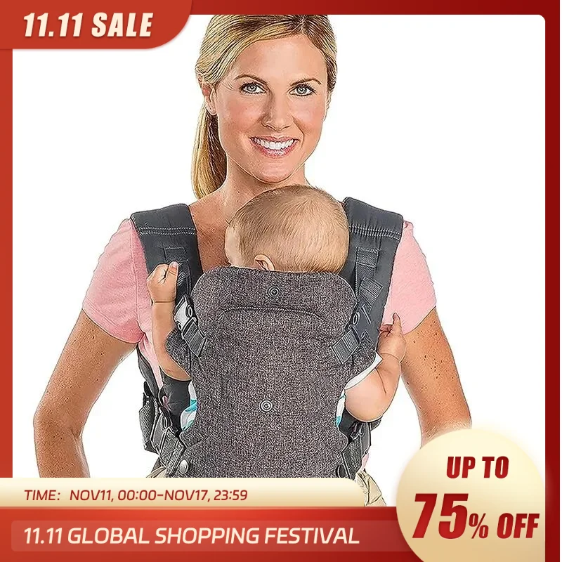 4-in-1-Cotton-Baby-Carrier-Strap-Simple-Portable-Washable-And ...