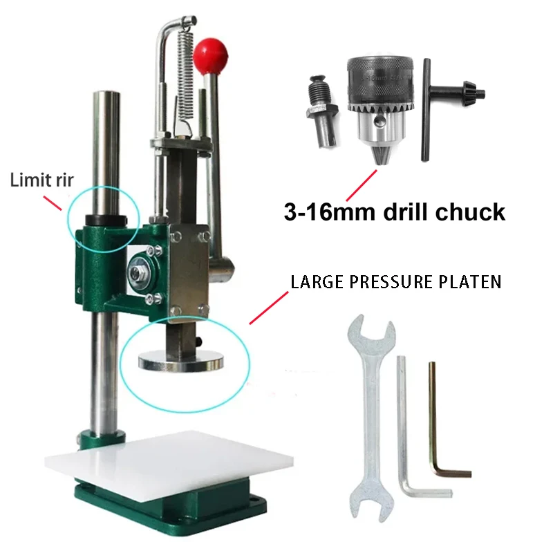 Silent Leather Press Manual stamping machine Hand press machine Tool ...