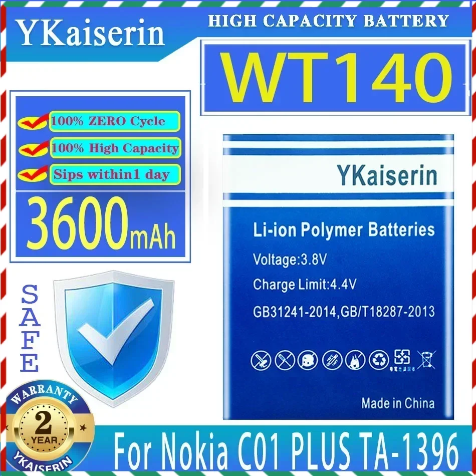YKaiserin-3600mAh-Replacement-Battery-WT140-For-Nokia-C01-PLUS-C01PLUS ...