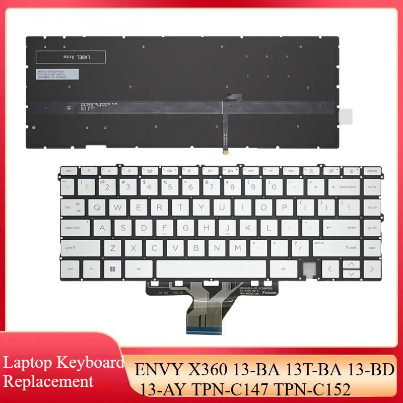 New US Russian Spain Japan Keyboard For ENVY X360 13-BA 13T-BA 13-BD 13 ...