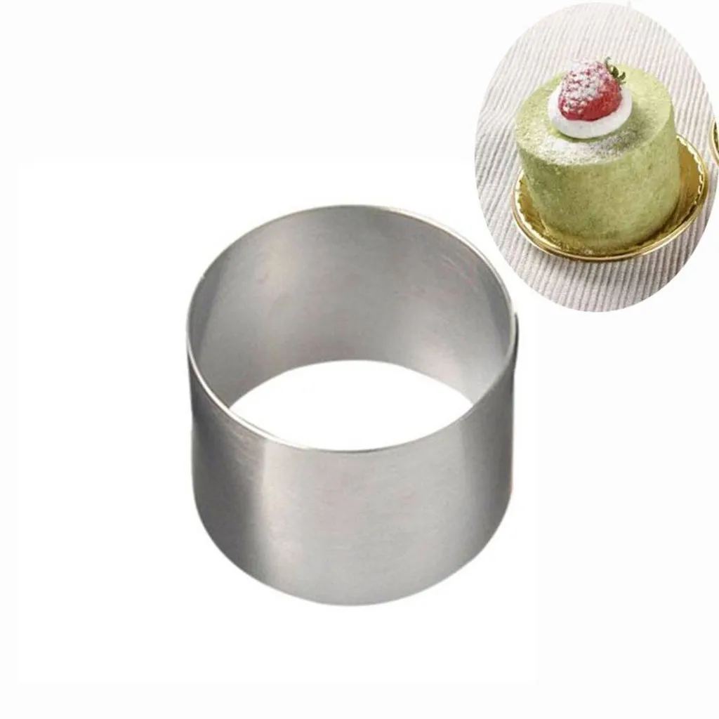 Mini-Round-Cake-Food-Grade-Stainless-Steel-Ring-For-Baking-Minimalist ...