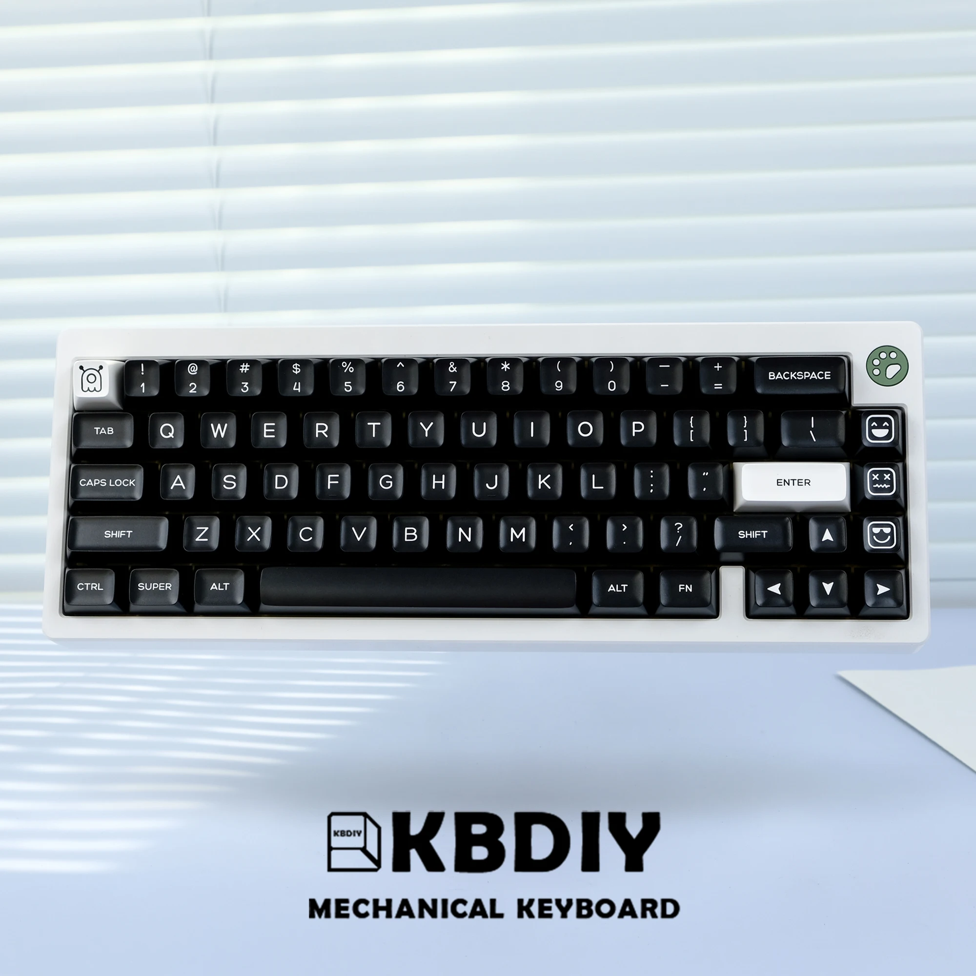 KBDiy 159 Keys/Set GMK WOB Keycap PBT SA Profile Black Double Shot Mechanical Gaming Keyboards ...