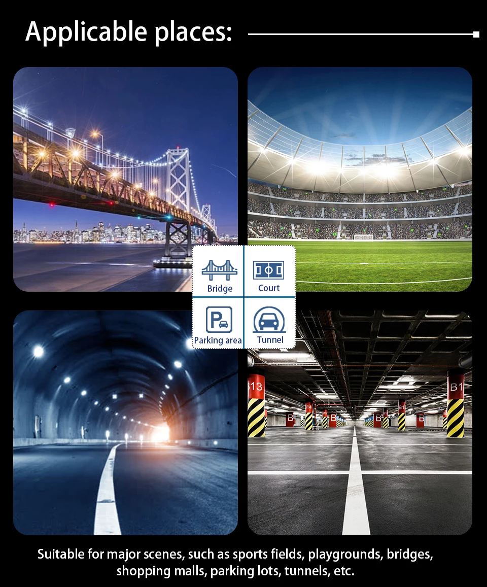 LED Flood Light 50W 100W AC110V 220V Waterproof IP65 Outdoor LED ...