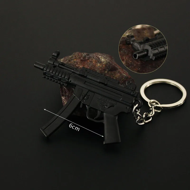 Game for Peace Pendant Mini Gun MP5K Keychain Alloy Metal Best Gift for ...
