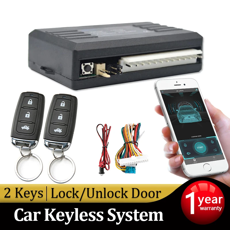 Universal Car Door Lock Trunk Release Keyless Entry System Central ...