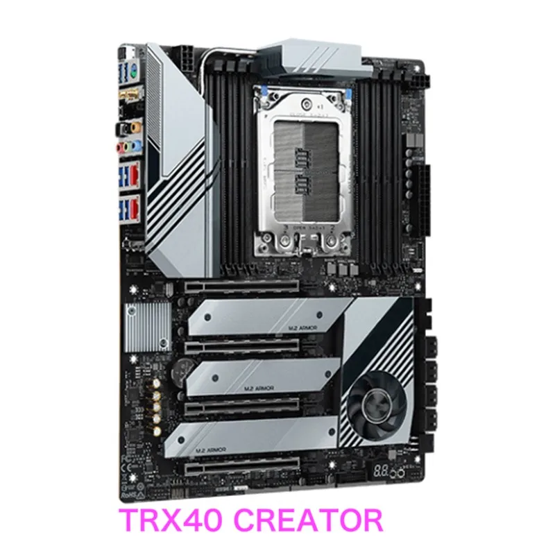 ASRock TRX40 CREATOR Motherboard 256GB 3*M.2 8*SATA III DDR4 ATX ...