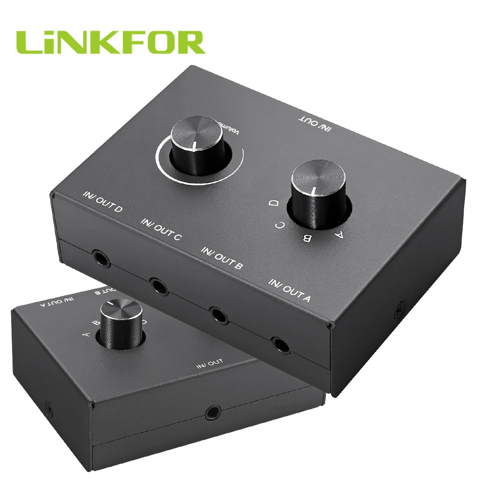 LiNKFOR-4-Port-2-Port-Audio-Switch-Switcher-Splitter-2x1-1x2-4x1-1x4-Bi ...