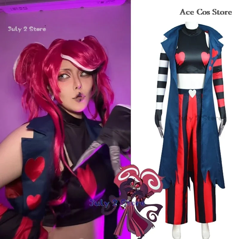Hazbin-Velvette-Hotel-Cosplay-Outfit-Wig-Costume-Earring-3V-Vees-VVV ...