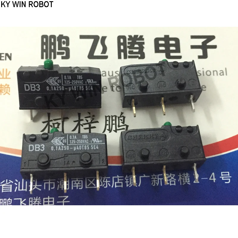 1PCS Germany CHERRY DB3 micro switch stroke limit reset button 3-pin pin 0.1A gold contact ...