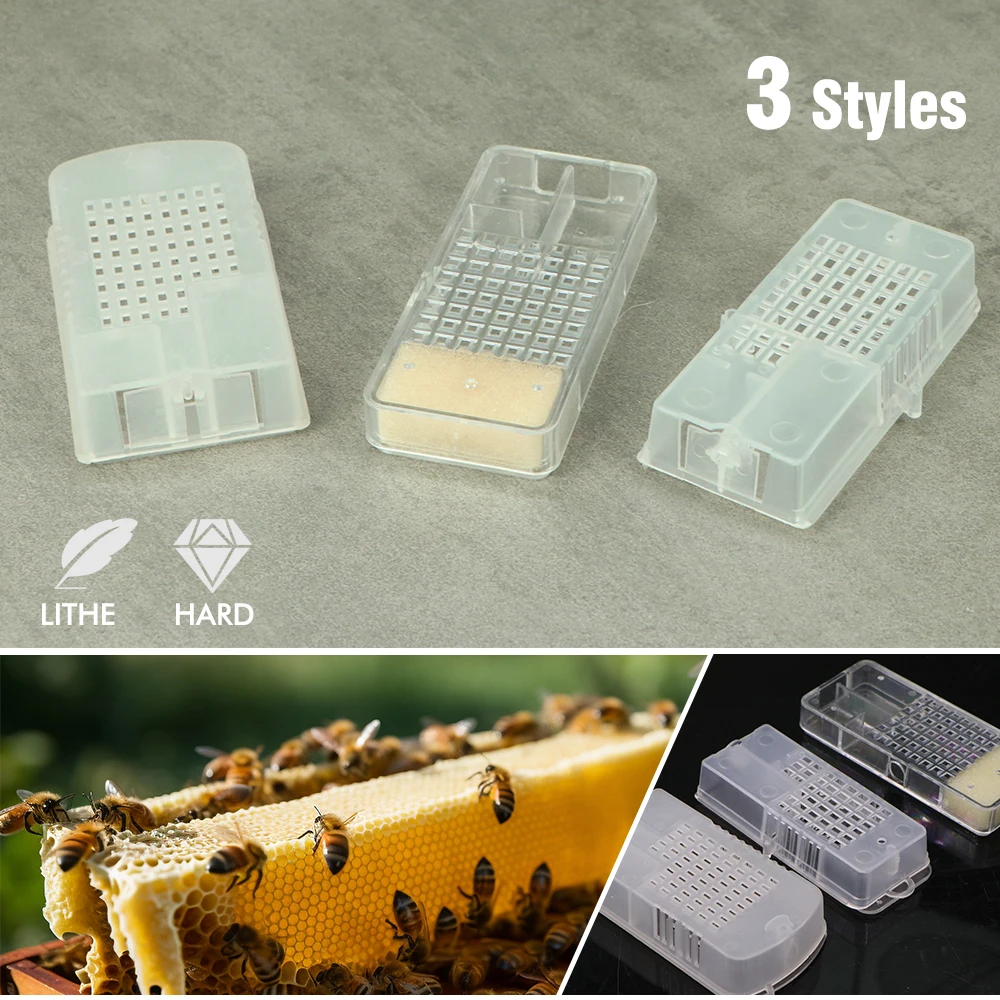 3-Styles-Beekeeping-Plastic-Transport-Cage-Beehive-Protection-Box-with ...