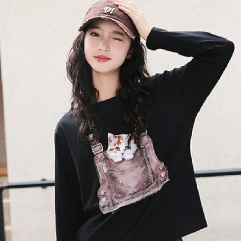 Cotton Printing Clothes Girl From 10 To 12 Years Fashion 7 8 Kids Girls ...