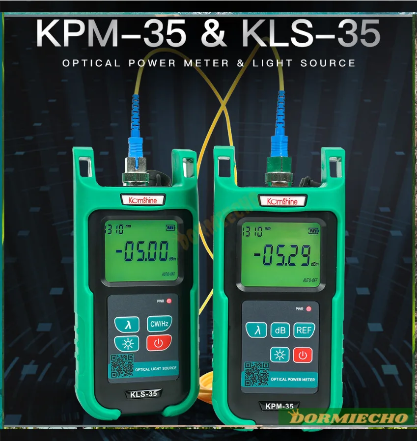 Optic-Fiber-Power-Meter-KPM-35-A-KLS-35-Fiber-Optical-Light-Source-KLS ...