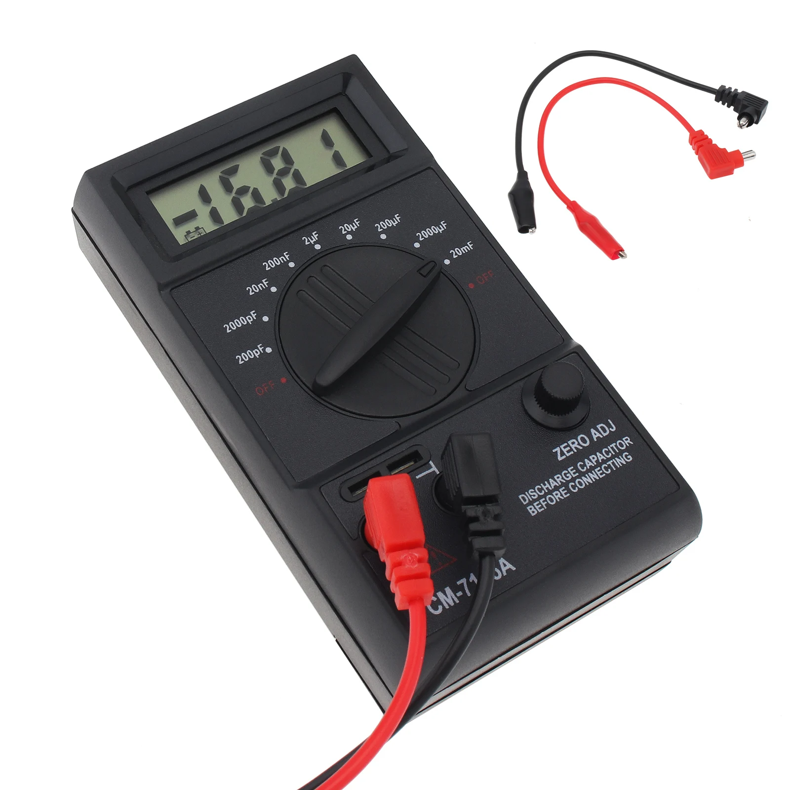 CM7115A Capacitance Meter Tester Digital Multimeter LCD Display ...