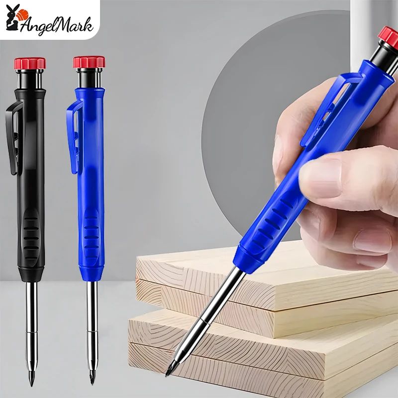 Multi Colored Solid Carpenter Pencil Set Woodworking Tools Mechanical ...