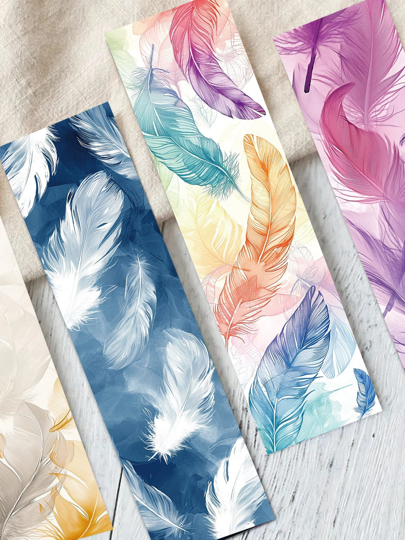 30pcs-niche-minimalist-feather-bookmarks-creative-book-markers ...