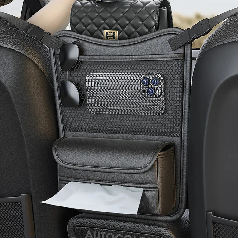 Multifunctional Storage Pocket Between Car Seats Car Net Pocket Handbag ...