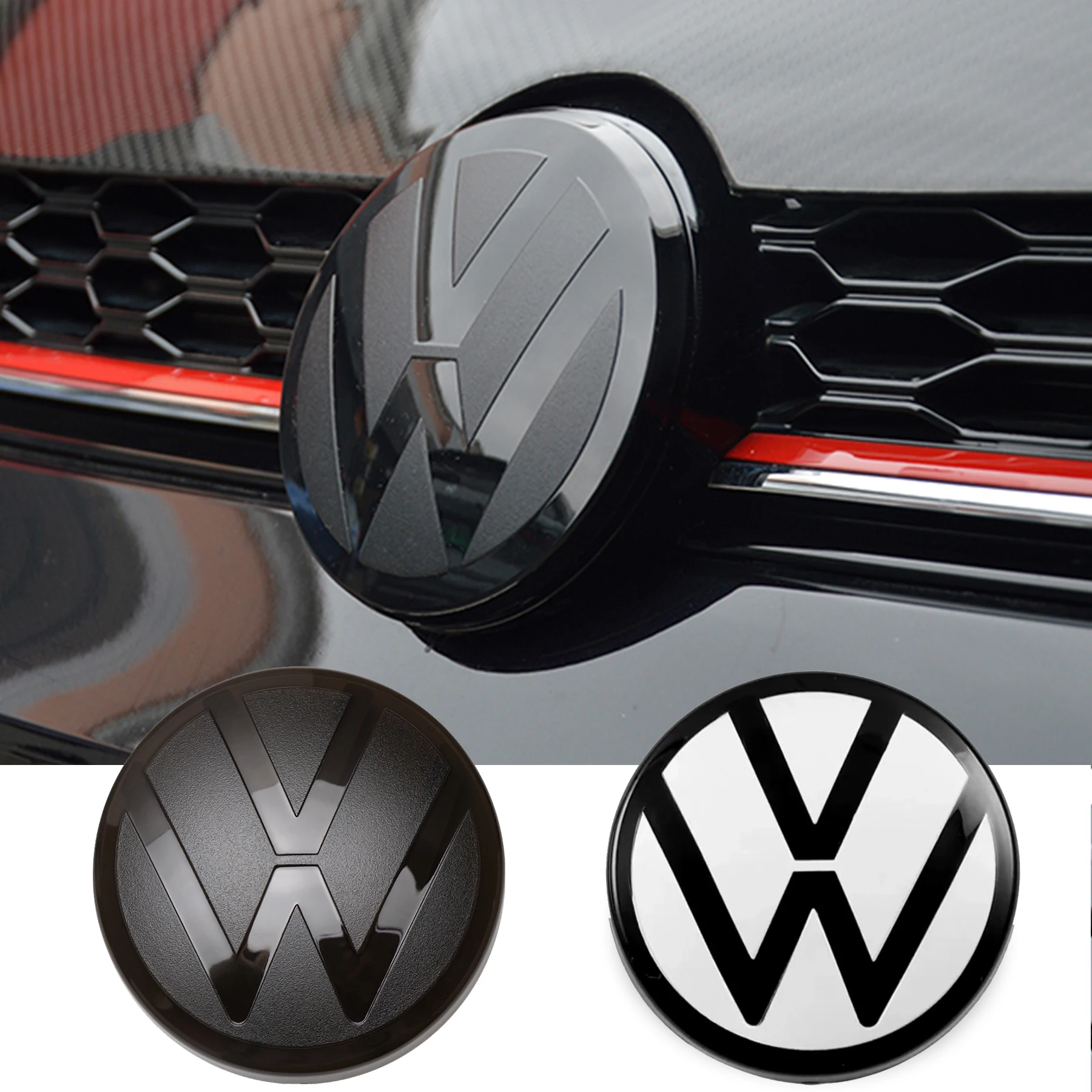 1-2PCS-Car-Logo-Badge-Front-Grille-Rear-Trunk-Emblem-Decoration-Cover ...