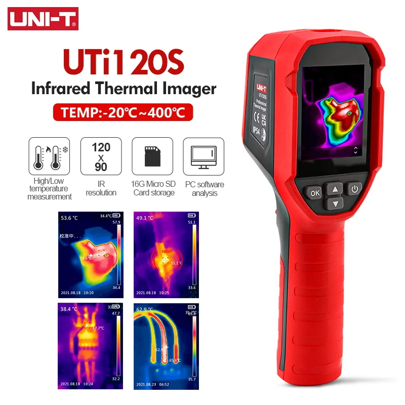 UNI-T-UTi120S-Infrared-Thermal-Imager-Resolution-120-x-90-Handheld ...