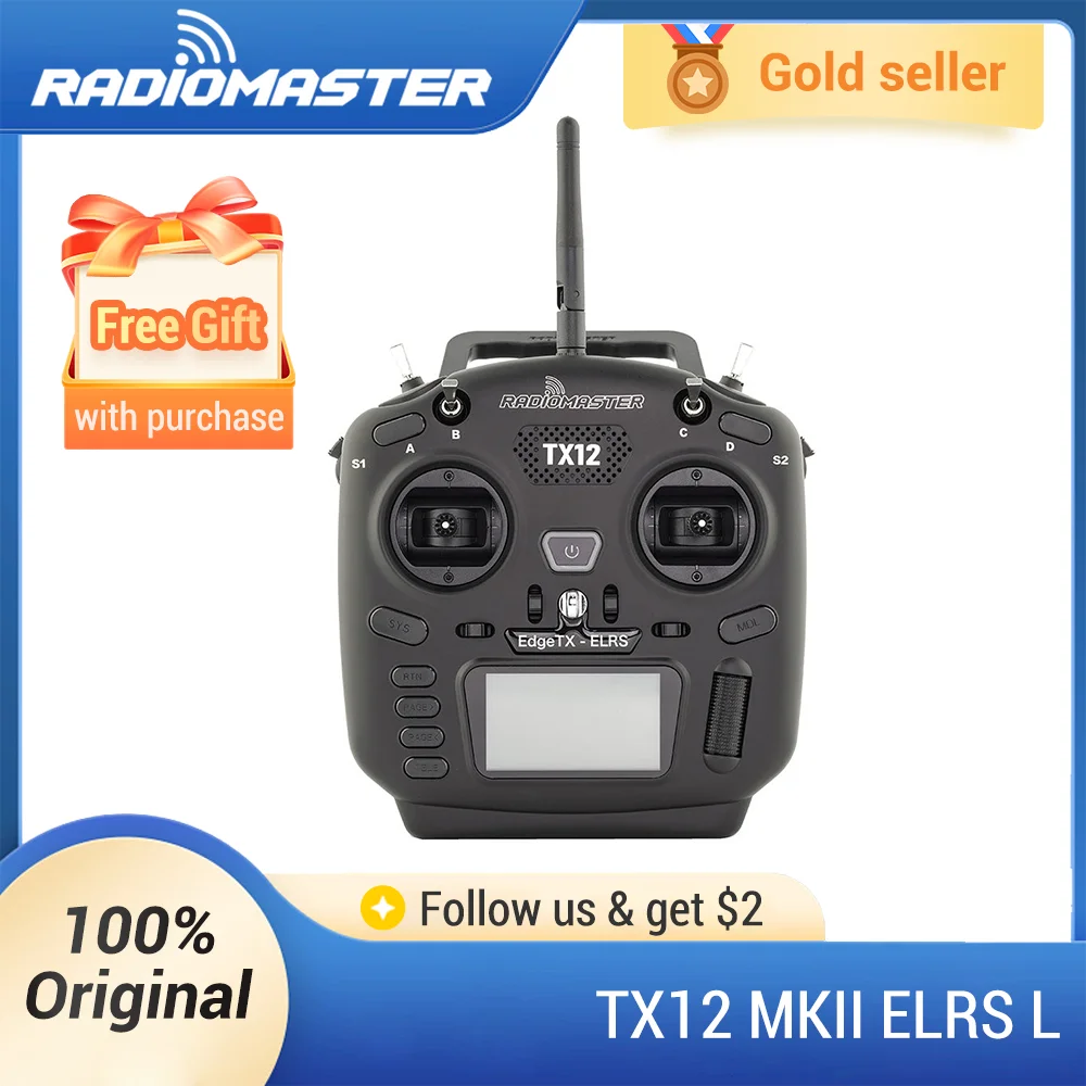 RADIOMASTER-TX12-Mark-II-Controlador-de-r-dio-controlador-Drone-presente-do-sistema-operacional ...
