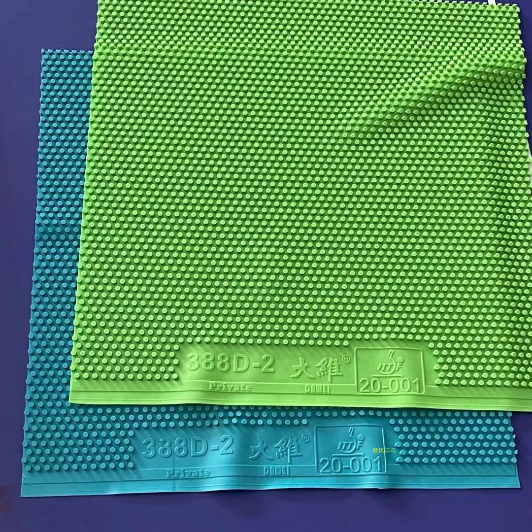 Original Dawei 388D-2 ITTF Green Blue Table Tennis Rubber Long Pimples OFF Attack for Table ...