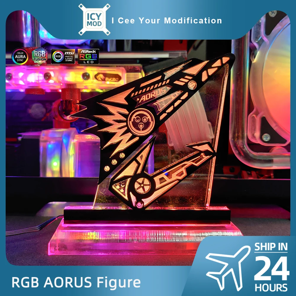 Case Computer Gigabyte | Mod Computer Cases | A-rgb Aorus Figure | Pc ...