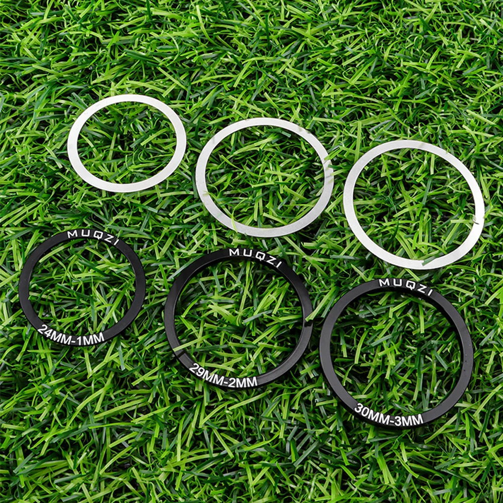 6pcs 24/29/30mm Bike Bicycle Bottom Bracket Crankset Washer For BB86 91 ...