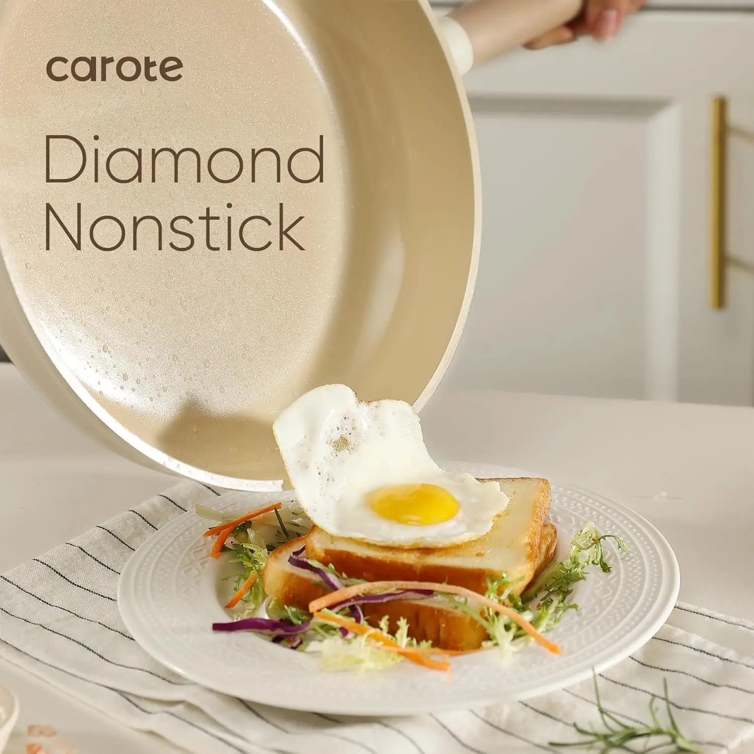 14-Piece Ceramic Nonstick Cookware Set – Kitchen Staples Plus