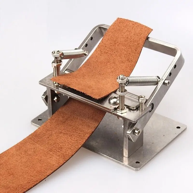 DIY-Stainless-Craft-Leather-Strips-Belt-Thinning-Machine-Manual-Cowhide ...