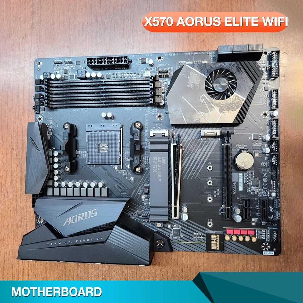 X570 AORUS ELITE WIFI Motherboard AM4 4XDDR4 128GB ATX For Gigabyte ...