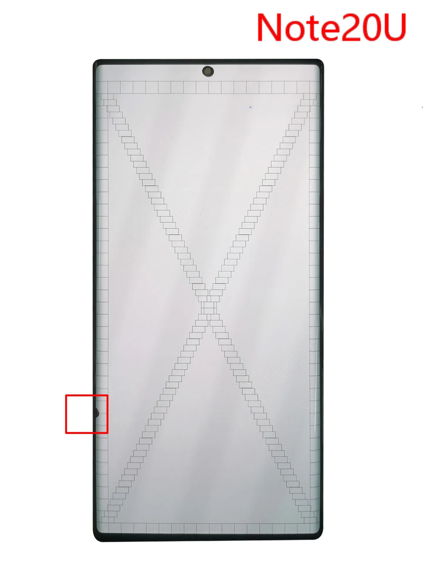 삼성 갤럭시 노트 20 울트라 5G N986F N986B LCD 디스플레이 터치 스크린 디스플레이, 도트 라인 번, 무작위 정품 ...