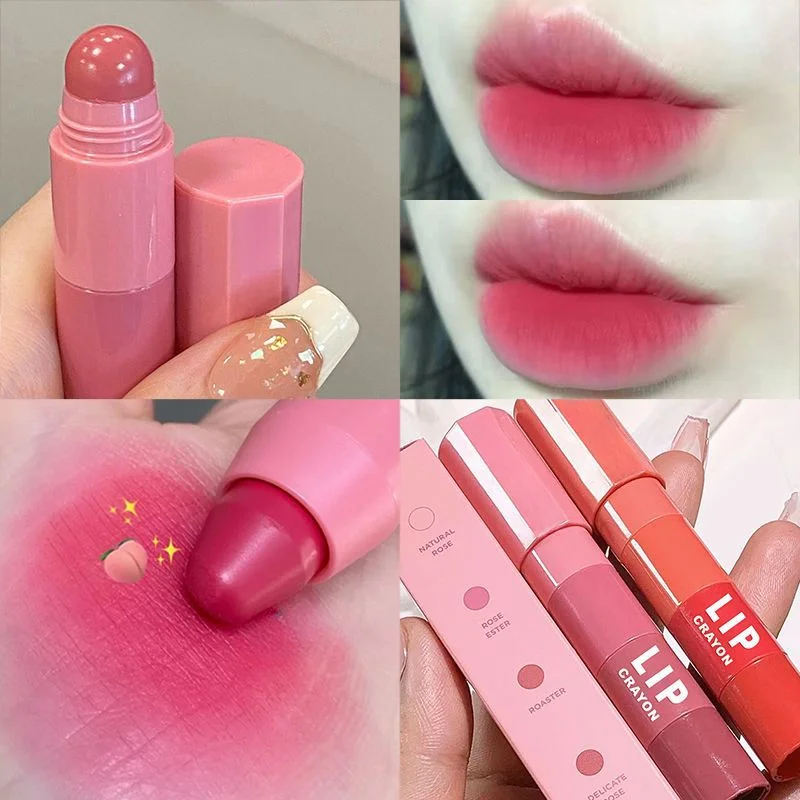 4-Colors-In-1-Matte-Lipstick-Pen-Velvet-Rose-Purple-Lip-Tint-Combo-Long ...