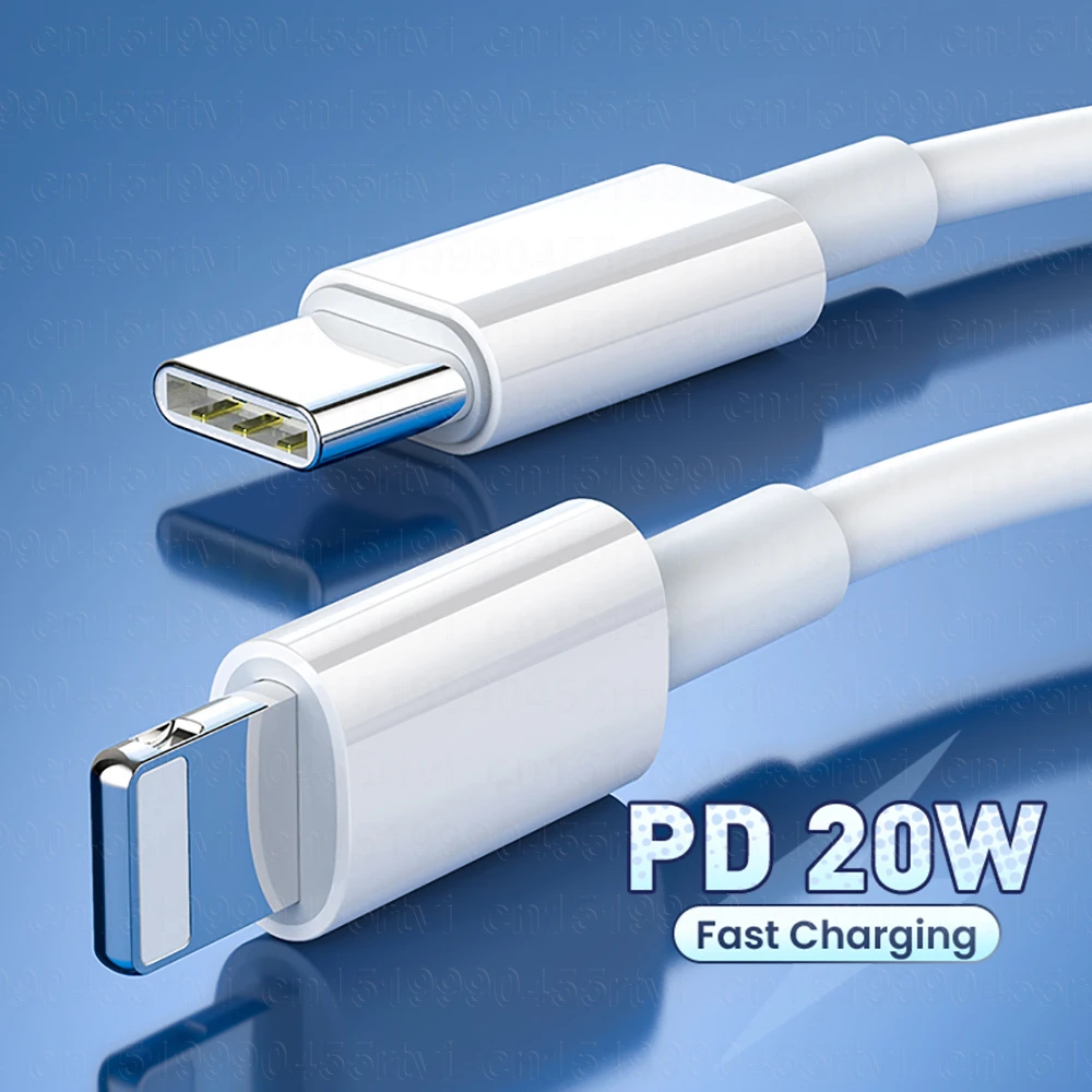 20W PD USB Type C Cable for iPhone 14 13 12 Pro Max Mobile Phones ...