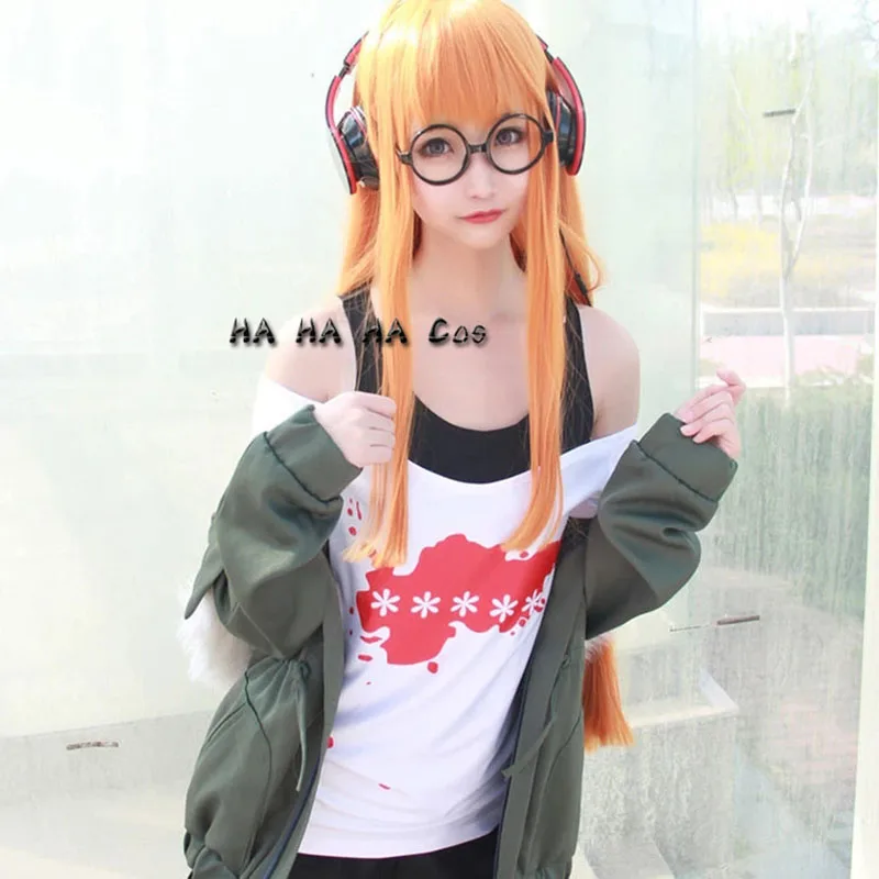 Futaba-Sakura-Navi-Persona-5-Cosplay-Traje-para-as-Mulheres-Full-Set ...