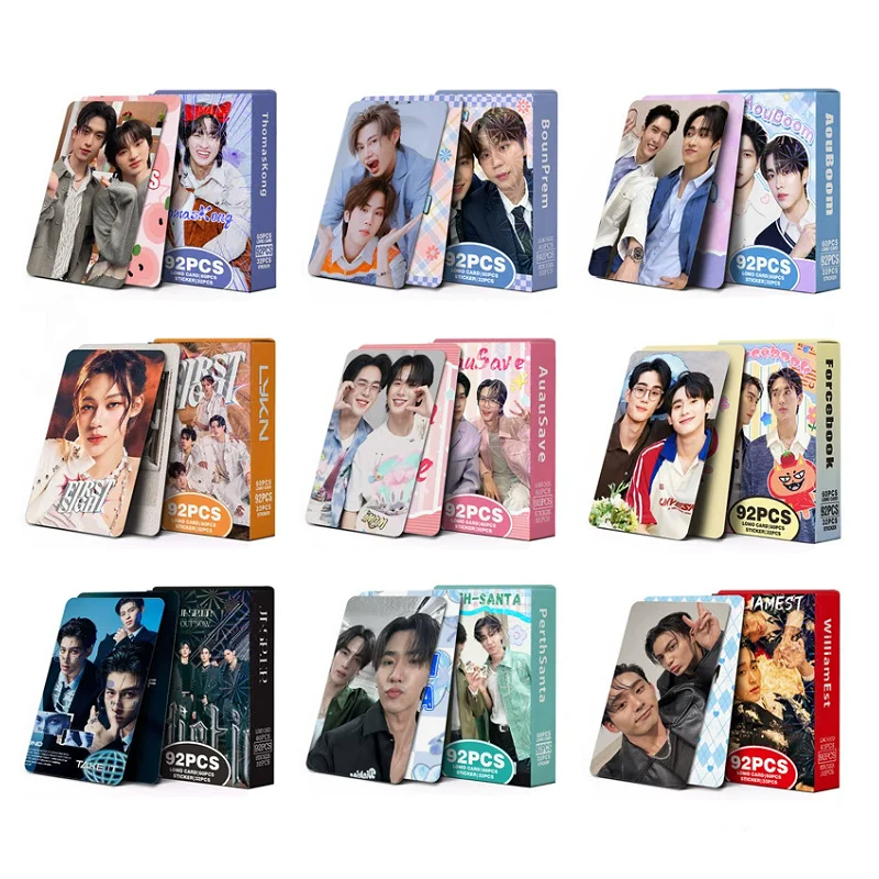 92Pcs/Set Thai Star Drama CP Laser Lomo Card - AouBoom BounPrem ...