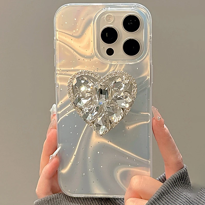 Luxury-Glitter-Water-Ripple-Love-Rhinestone-Bracket-Phone-Case-For ...